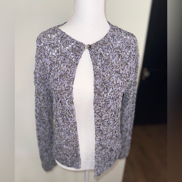 Sigrid Olsen | Sweaters | Sigrid Olsen Hand Knitted Silk Cardigan ...